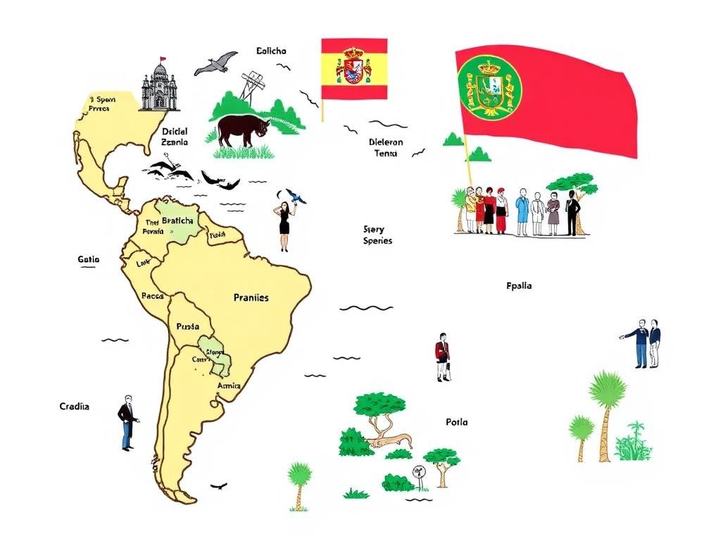 Legacy of Spanish and Portuguese Colonization